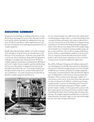Best Practices in Complex Equipment Manufacturing Sales, and Service | PDF