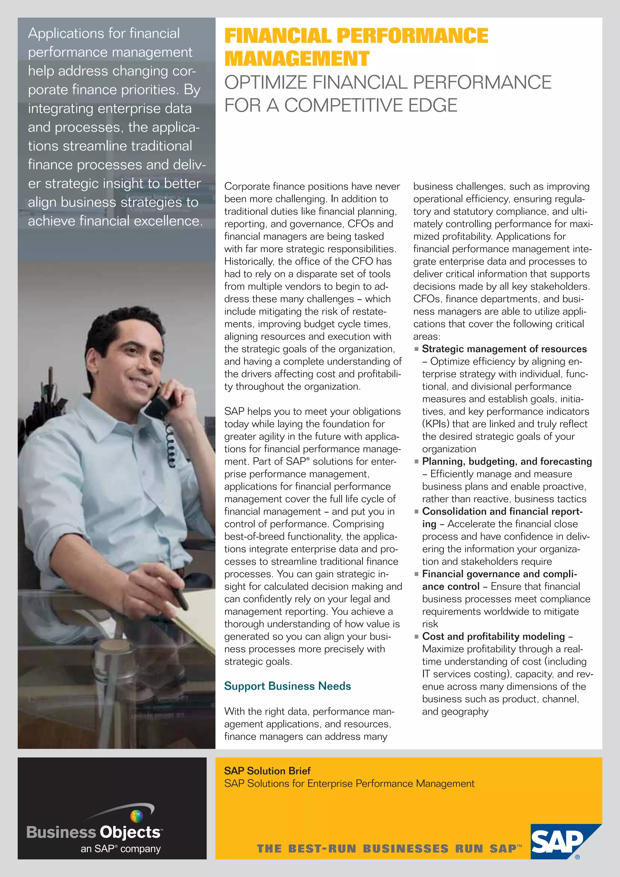 Enterprise Performance Management for Finance | PDF