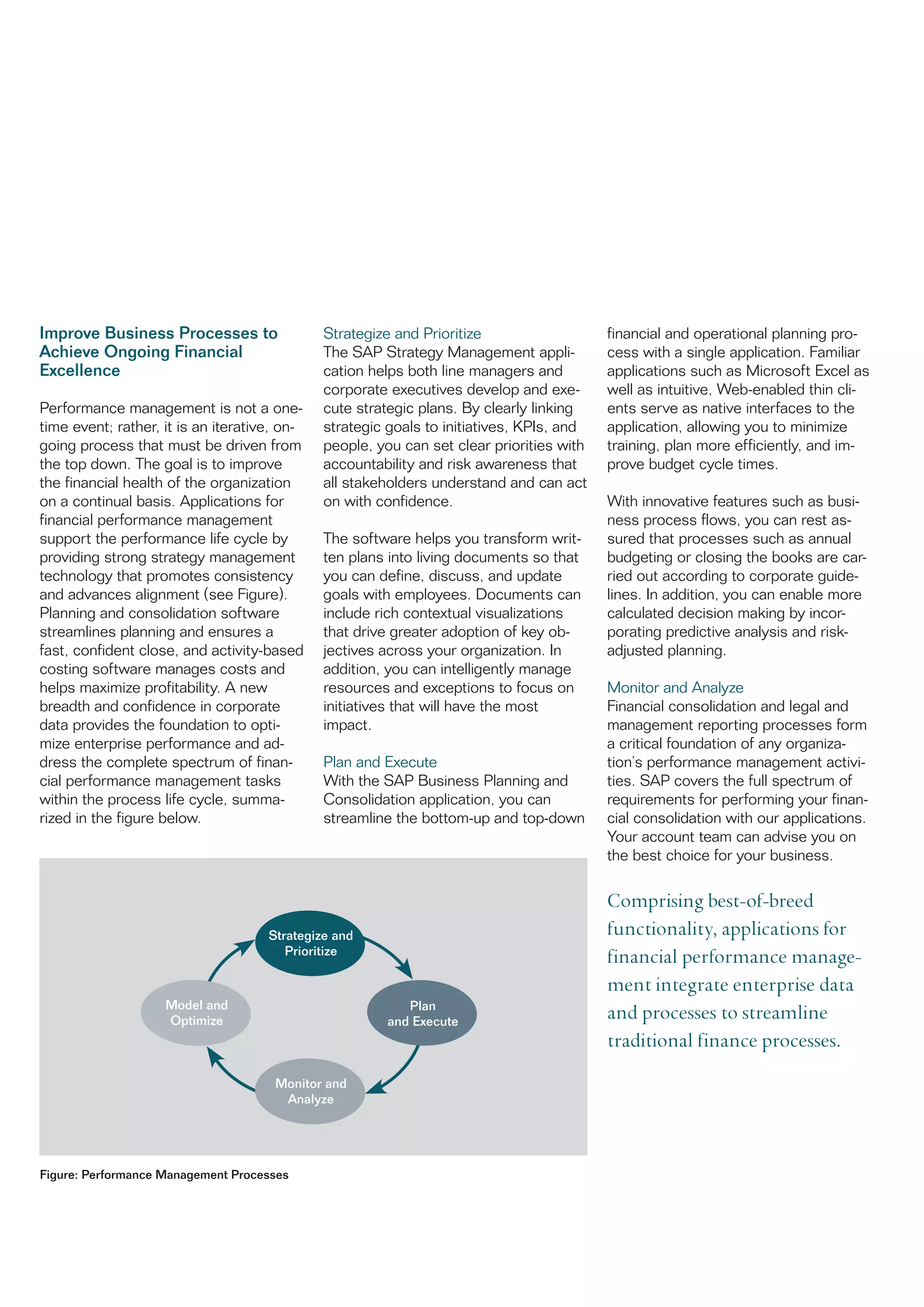 Enterprise Performance Management for Finance | PDF