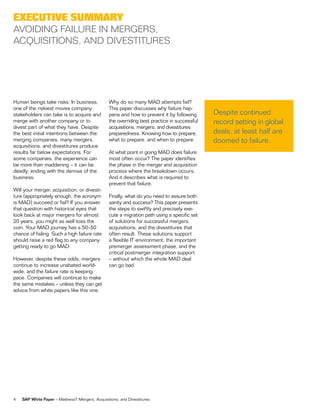 Madness, Mergers, Acquisitions, and Divestitures | PDF