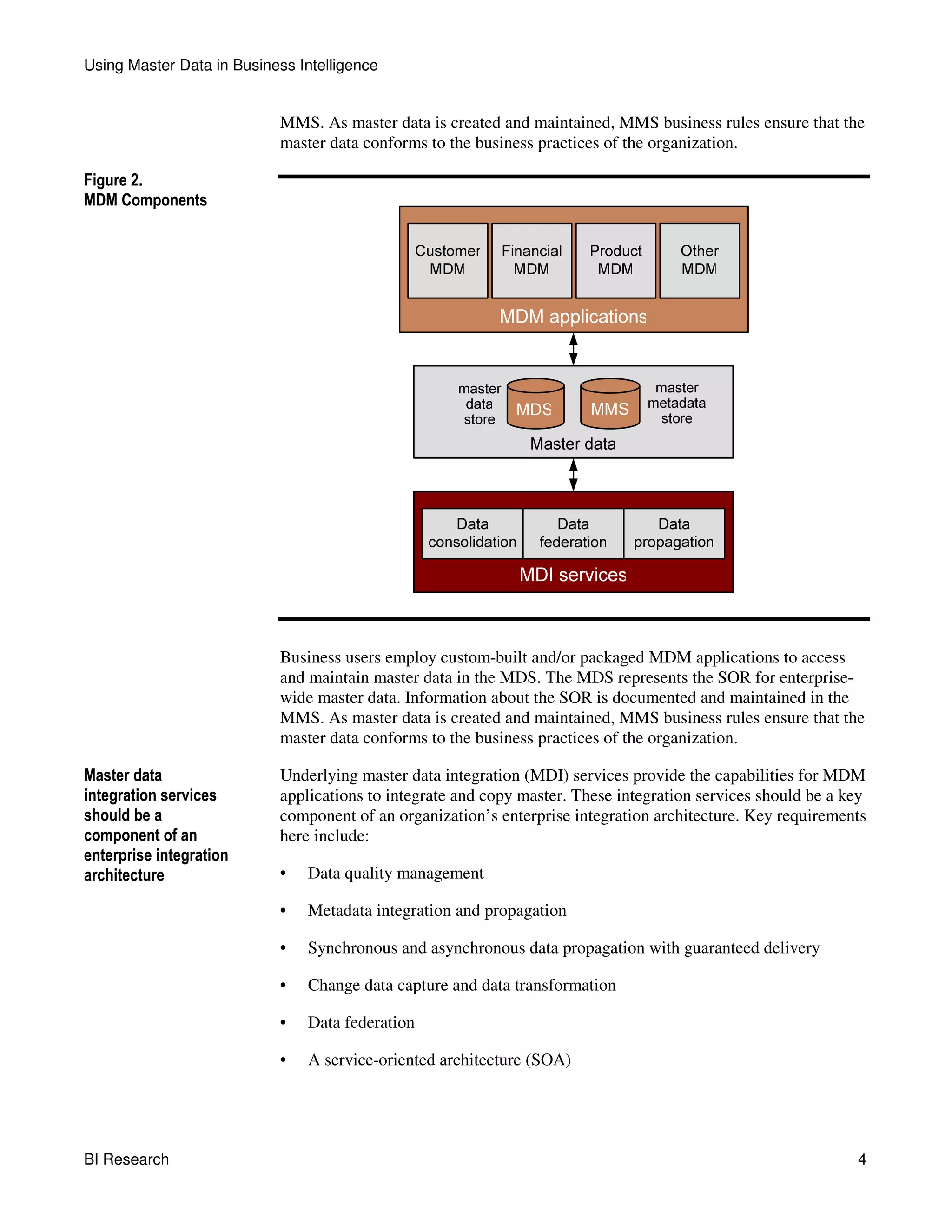 Using Master Data in Business Intelligence | PDF