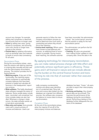 Improving Intercompany Reconciliation for a Faster Close | PDF