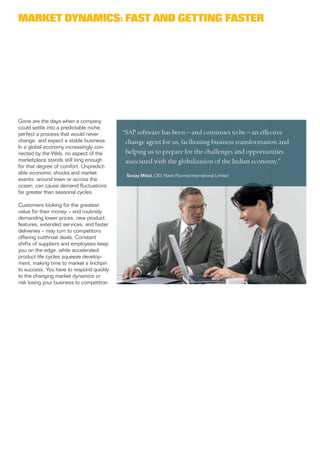 Responding Quickly to Changing Markets: Anticipate, Adapt, Excel | PDF