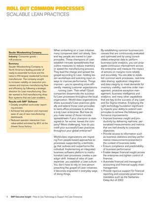 How to Use Technology to Support the Lean Enterprise | PDF