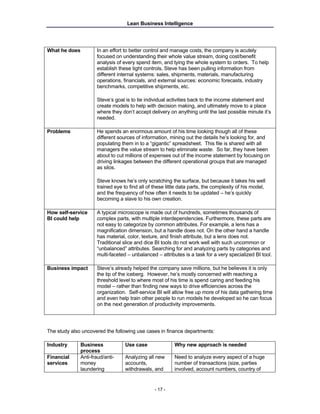 Lean Business Intelligence - How and Why Organizations Are Moving to ...