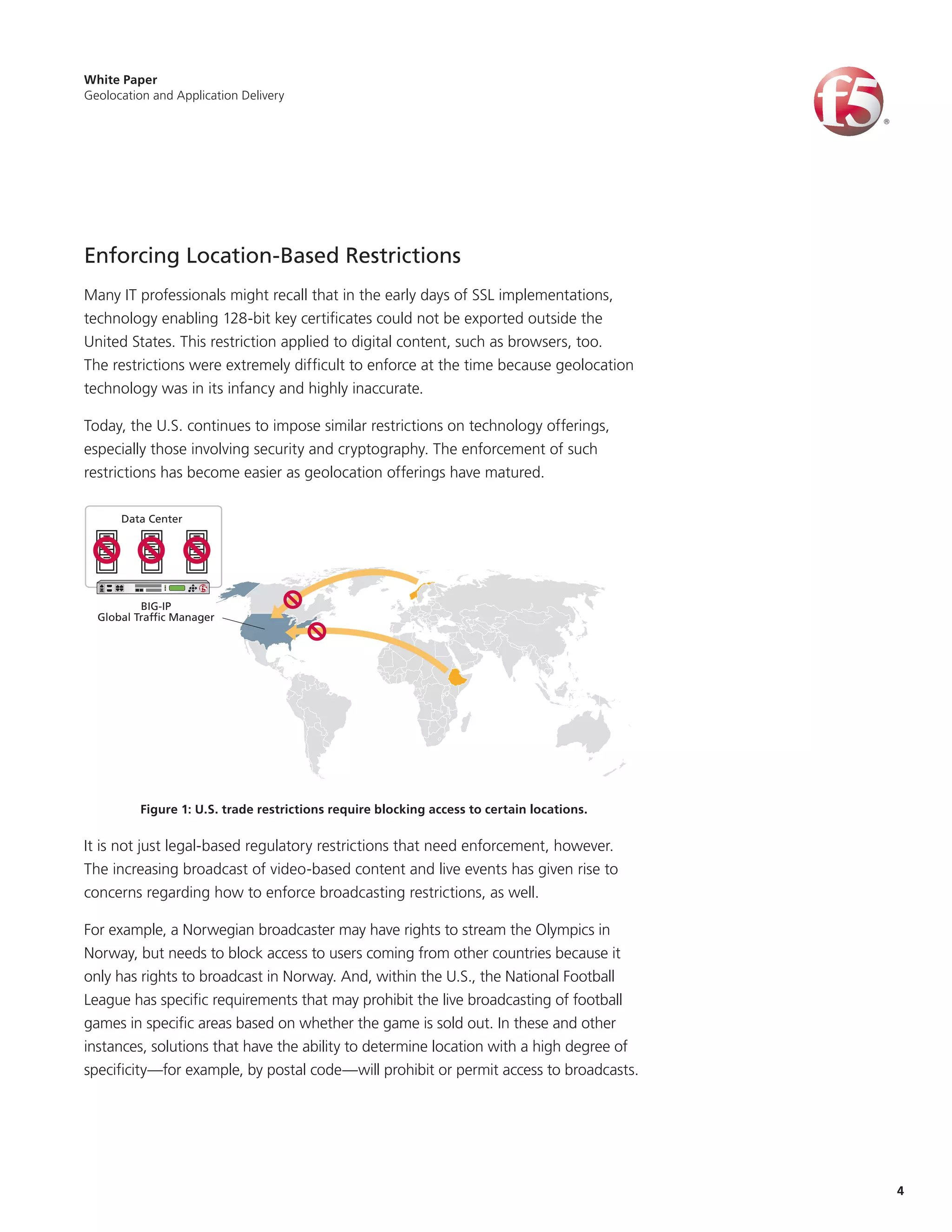 Geolocation and Application Delivery | PDF