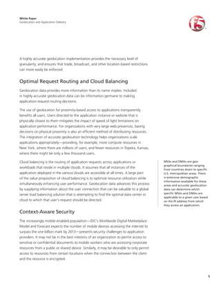 Geolocation and Application Delivery | PDF