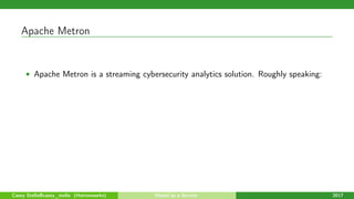 MaaS (Model as a Service): Modern Streaming Data Science with Apache ...