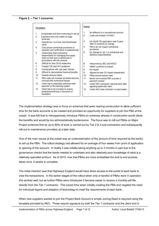 Implementation of Project Bank Accounts across Highways England | PDF