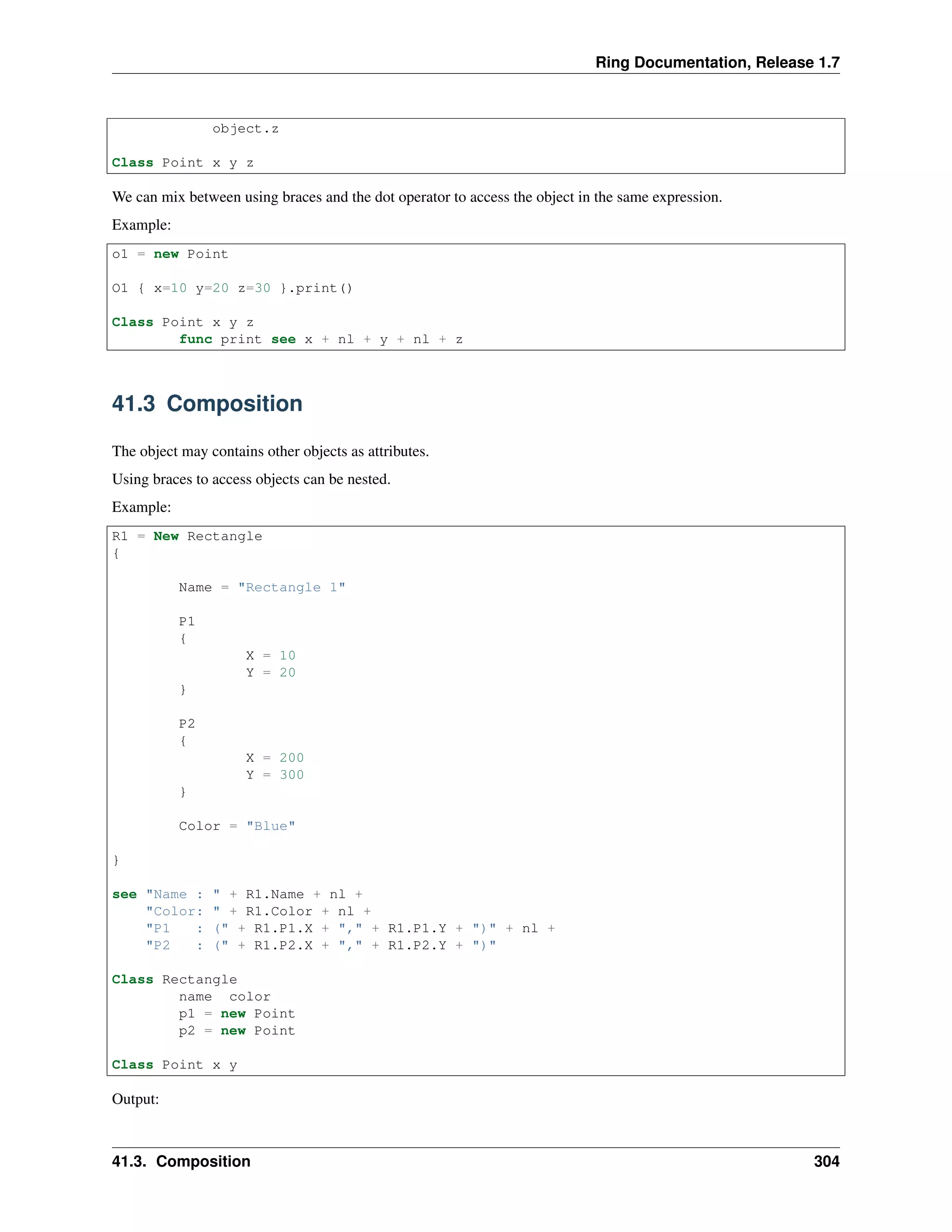 The Ring programming language version 1.7 book - Part 34 of 196 | PDF