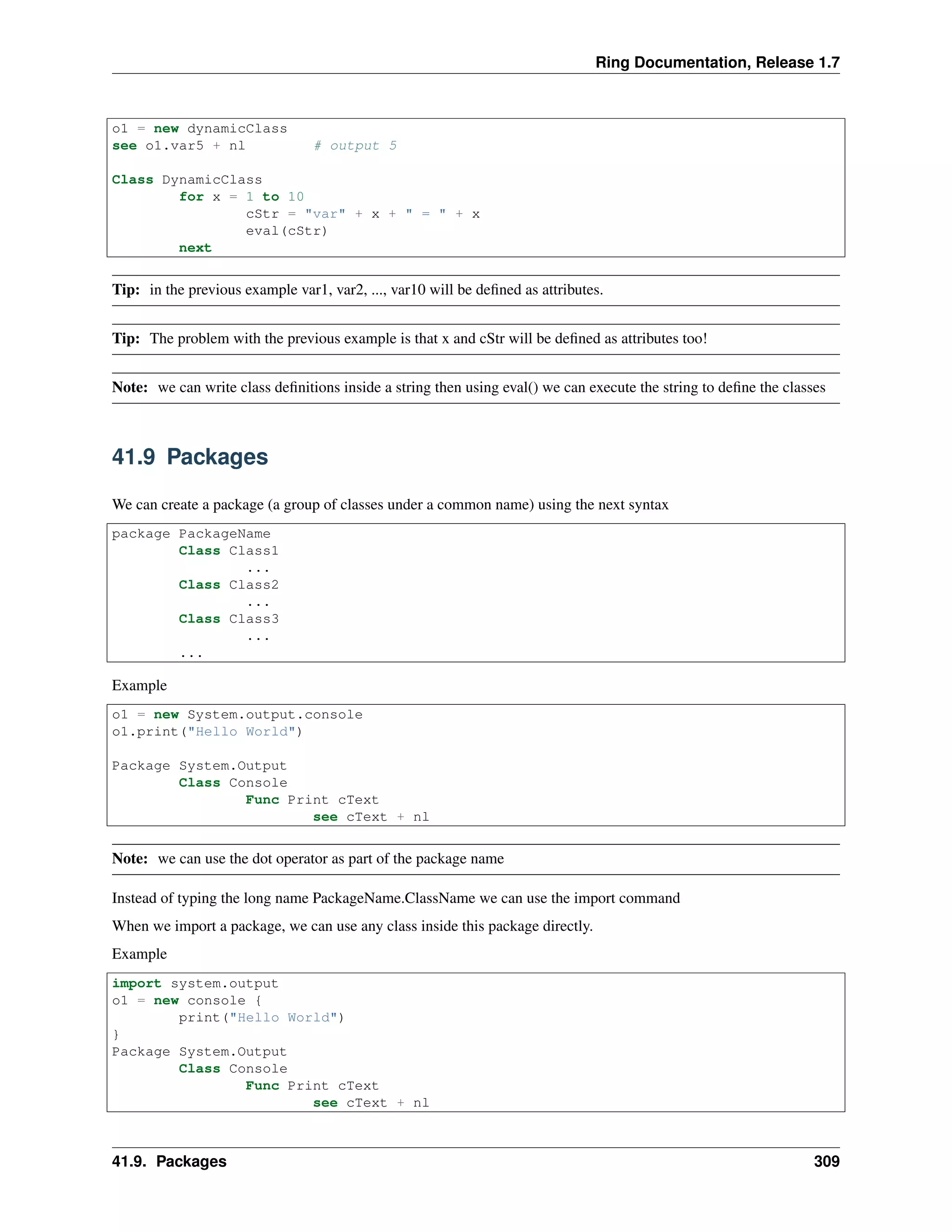 The Ring programming language version 1.7 book - Part 34 of 196 | PDF