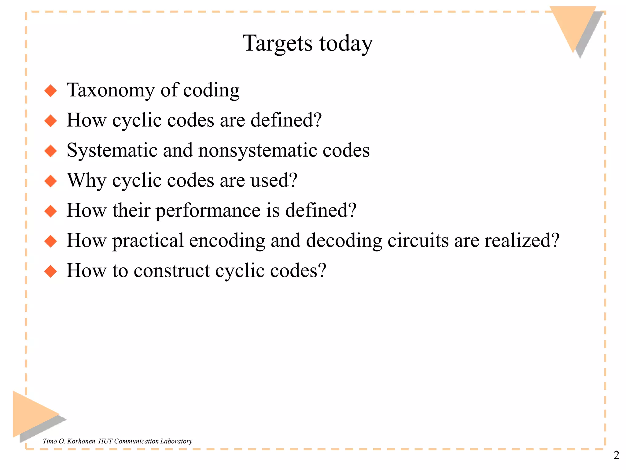 3320 cyclic codes.ppt