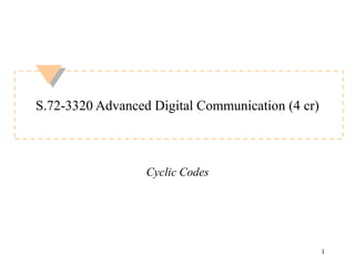 3320 cyclic codes.ppt