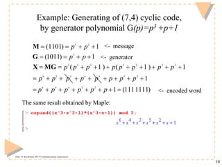 3320 cyclic codes.ppt