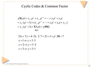 3320 cyclic codes.ppt