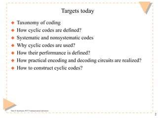 3320 cyclic codes.ppt