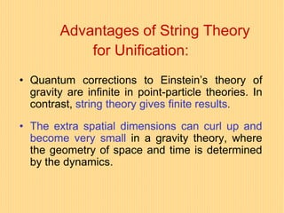 STRING THEORY - CHALLENGES AND PROSPECTS | PPT | Science