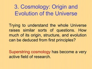 STRING THEORY - CHALLENGES AND PROSPECTS | PPT | Science