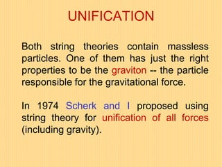 STRING THEORY - CHALLENGES AND PROSPECTS | PPT | Science