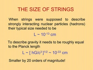 STRING THEORY - CHALLENGES AND PROSPECTS | PPT | Science