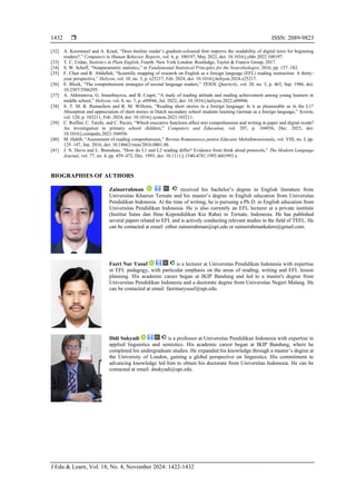 Text readability: its impact on reading comprehension and reading time ...