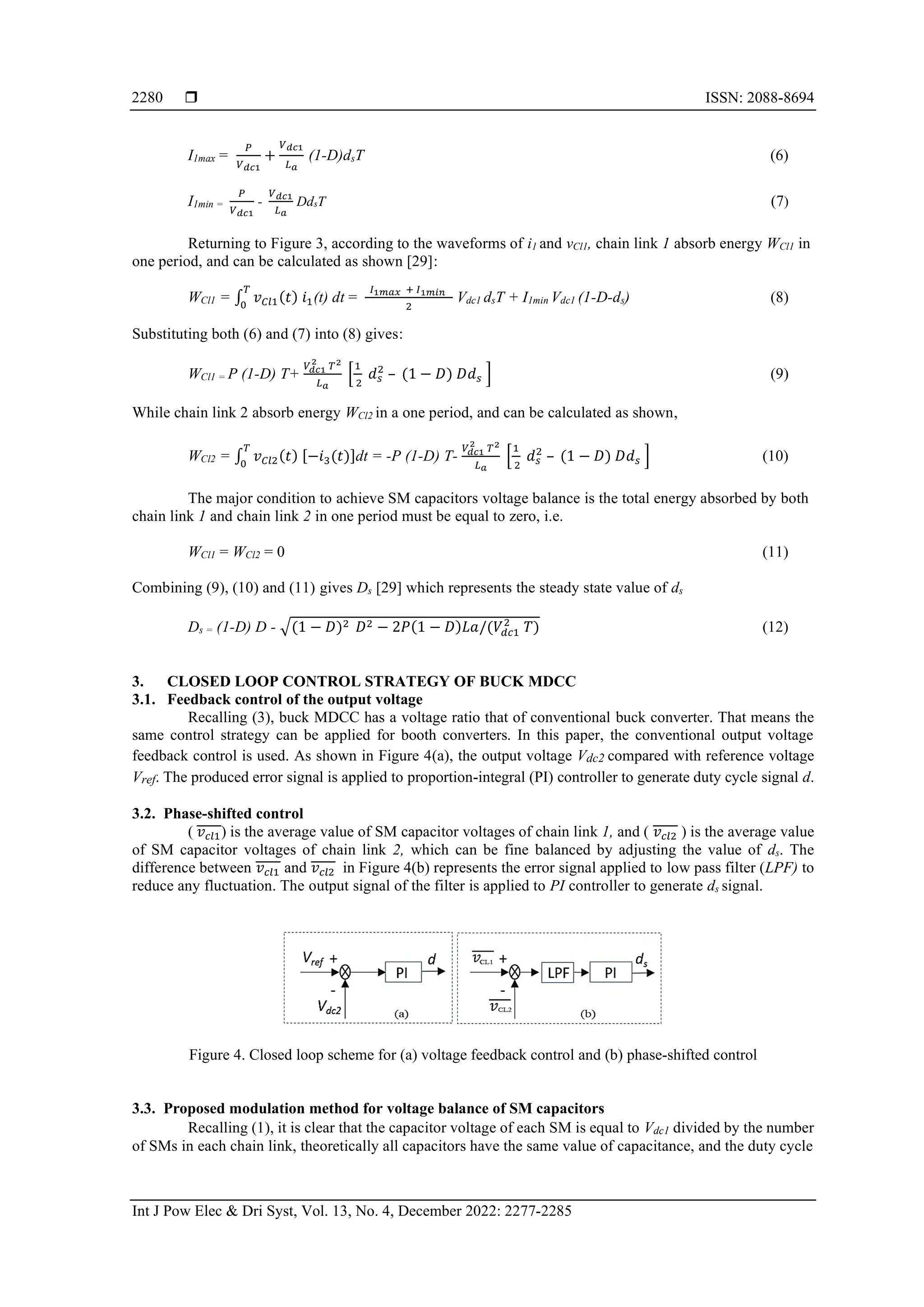 Capacitor voltages balancing method for buck modular DC/DC converter | PDF