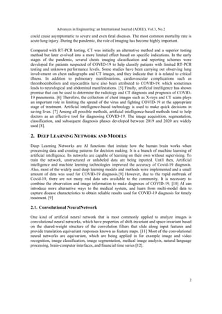 A New Deep Convolutional Neural Network Learning Model for Covid-19 Diagnosis | PDF