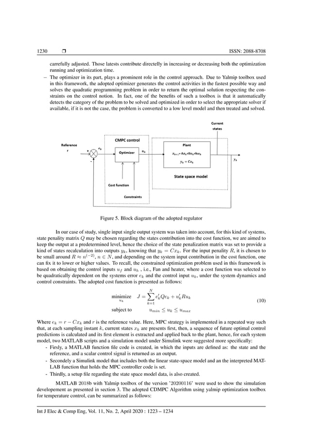 Constrained discrete model predictive control of a greenhouse system ...