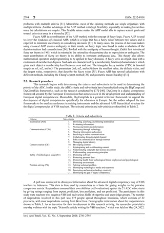Advanced digital competency assessment of vocational teachers': a new approach based on fuzzy ...