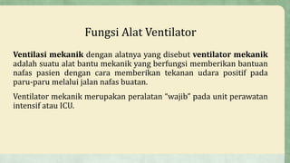 Fisika Kesehatan : Prinsip kerja ventilator | PDF