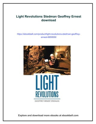 Light Revolutions Stedman Geoffrey Ernest | PDF