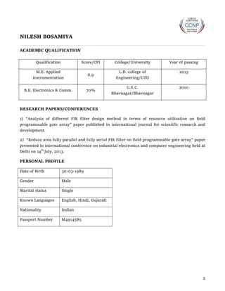 Nilesh Bosamiya Resume (CCNP R&S) | PDF | Computer Networking | Computing