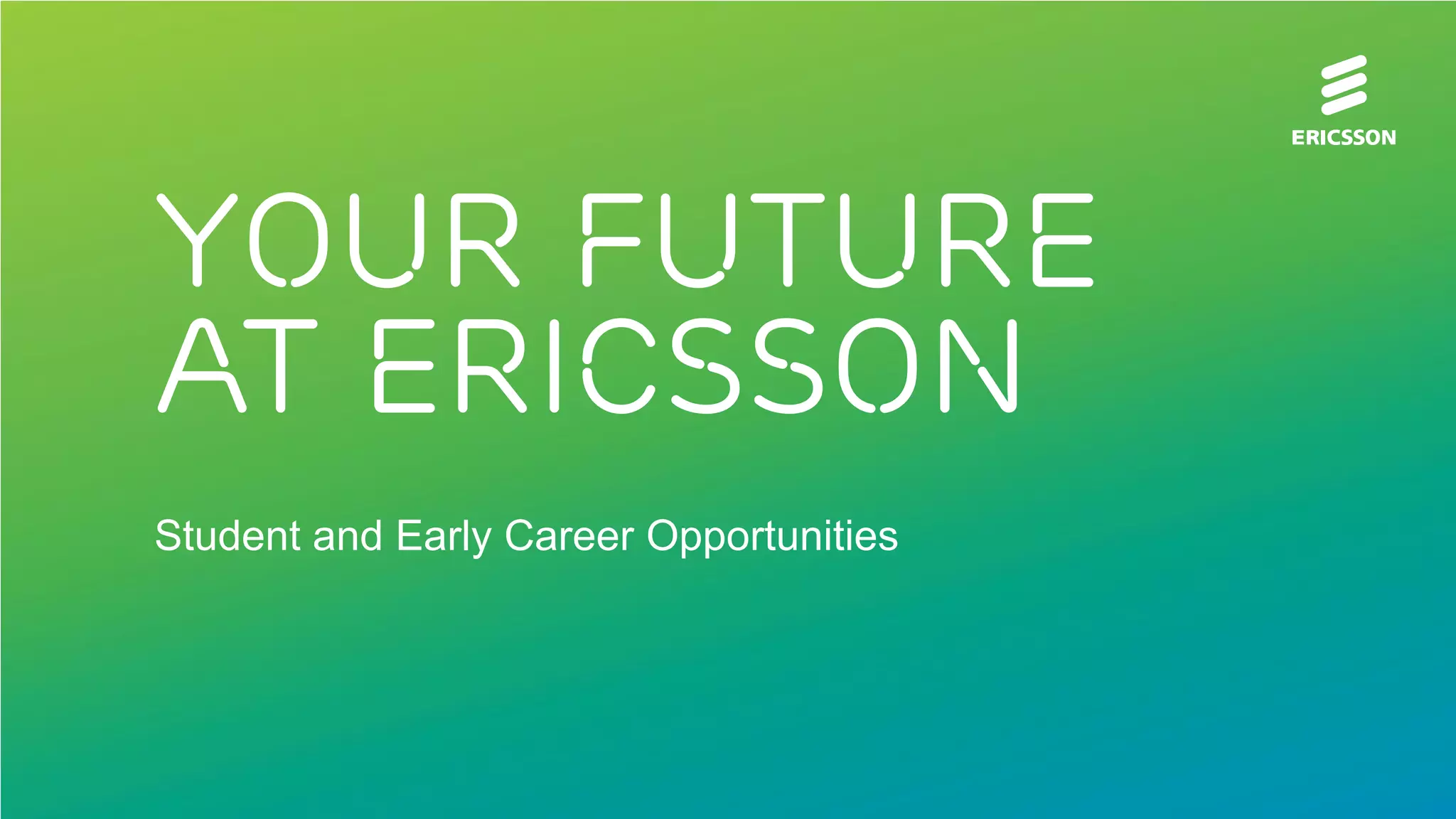 Ericsson Student & Graduate Programs | PDF