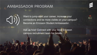 Ericsson Student & Graduate Programs | PPT