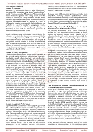 The Influence of Family Background on the Academic Performance of ...