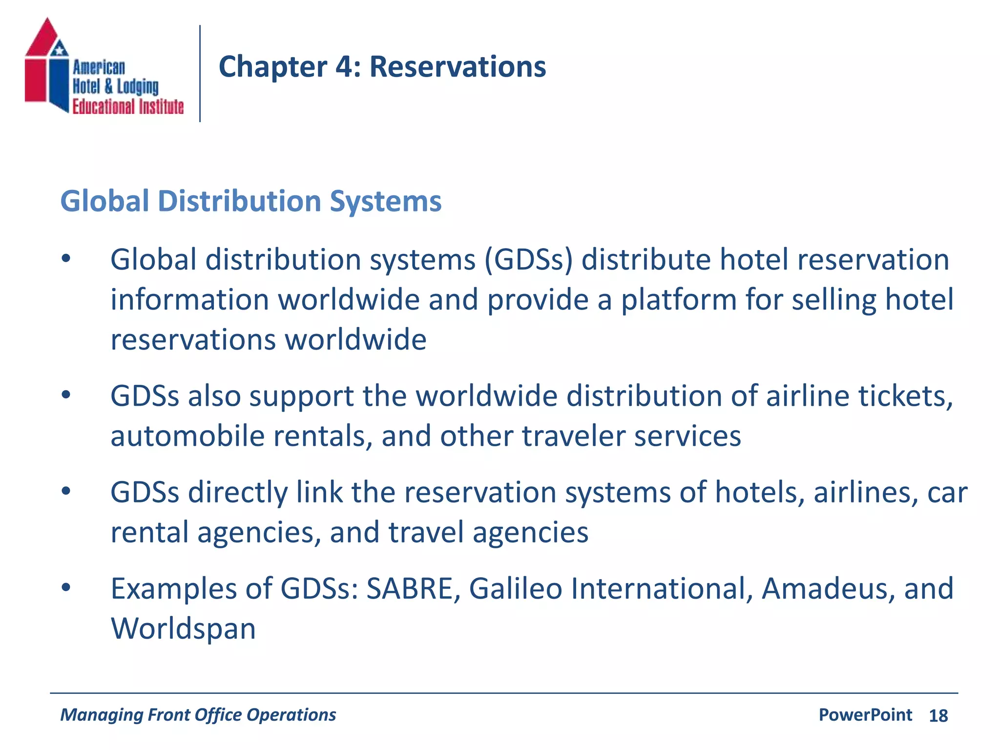 Chapter 4: Reservations | PPTX