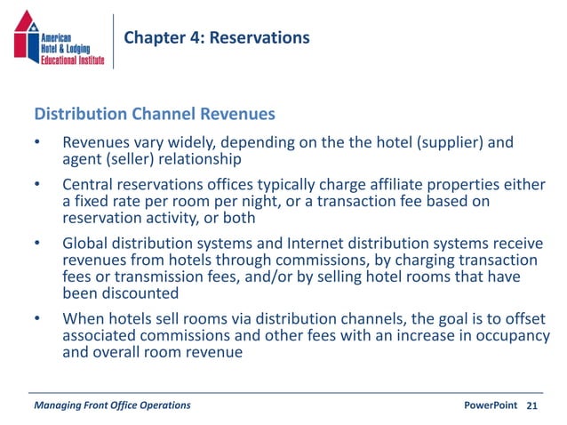 Chapter 4: Reservations | PPTX | Hospitality Industry | Industries