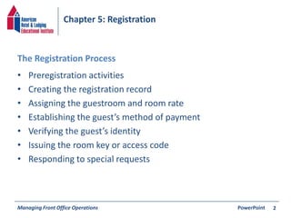 Chapter 5: Registration | PPTX