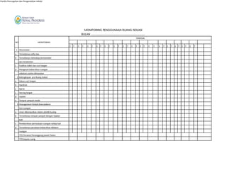 MONITORING RUANGAN ISOLASI TEKANAN NEGATIF | DOCX