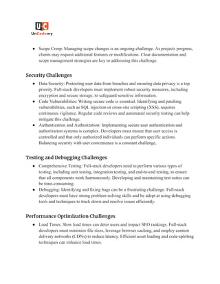 Full Stack Development: Challenges and the Way Forward | PDF | Web ...