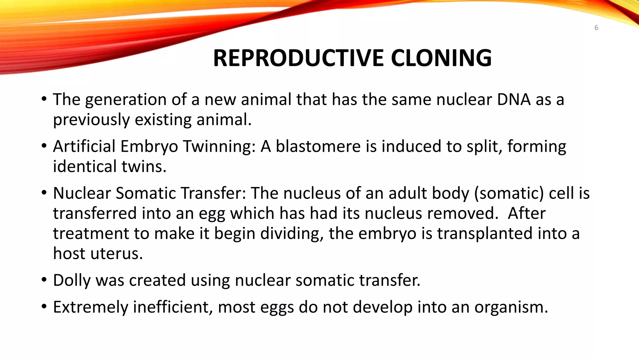 BIOETHICS INVOLVED IN CLONING | PPTX