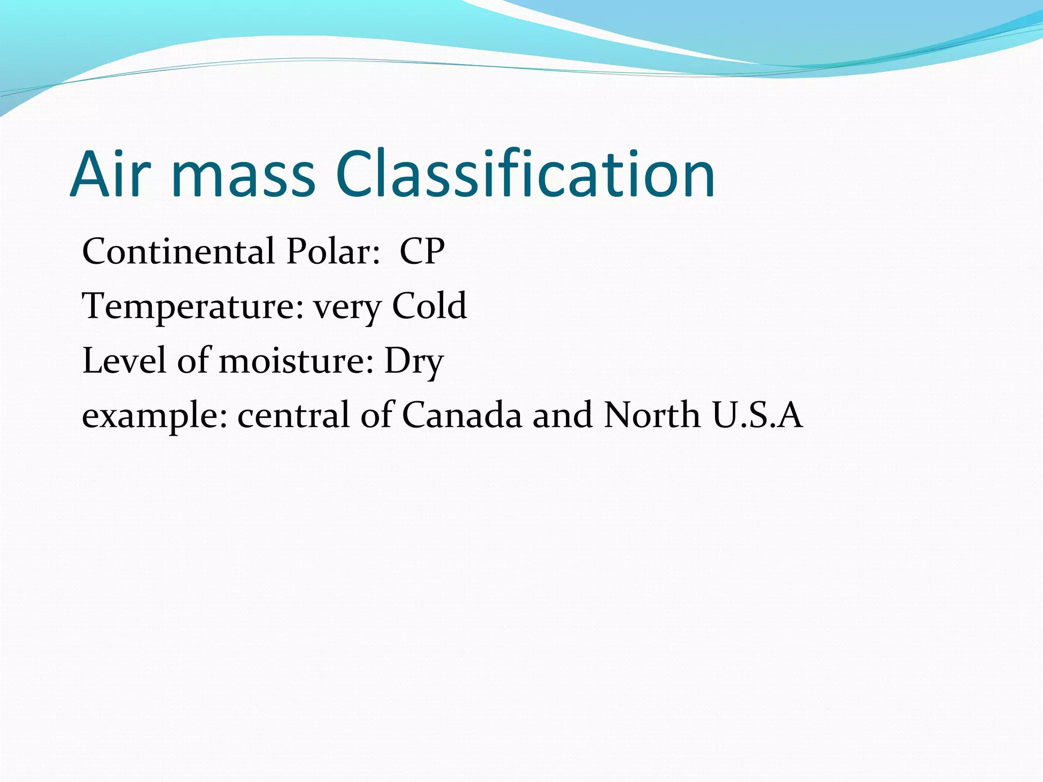 Power Point Air Masses | PPT