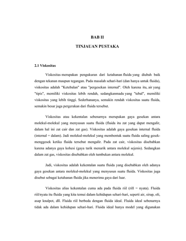 LAPORAN PRAKTIKUM FISIKA DASAR VISKOSITAS FLUIDA | PDF