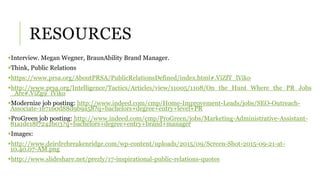 Public Relations Career powerpoint | PPTX