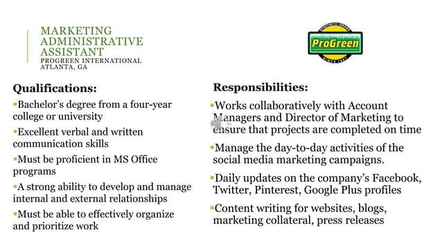 Public Relations Career powerpoint | PPTX