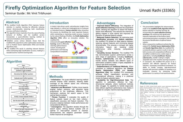33365_Poster for firefly optimization algorithm | PPT