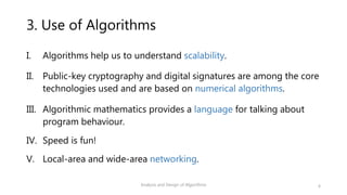 Algorithms : Introduction and Analysis | PPTX | Computing | Technology ...