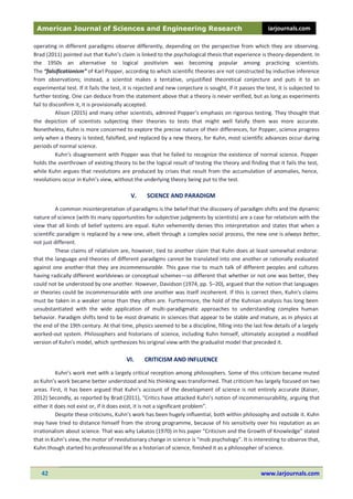 Thomas Samuel Kuhn’s Conceptual View on the Historical Philosophy of ...