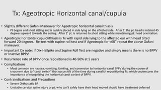 BPPV and its role in Geriatric functioning_Pleasant Acres_Inservice | PPTX