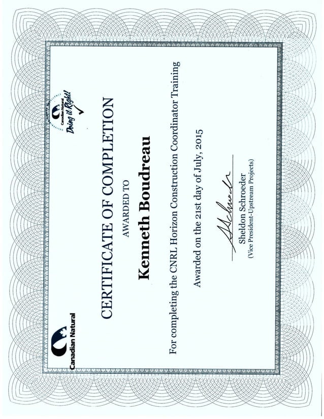 Coordinator Certificate | PDF